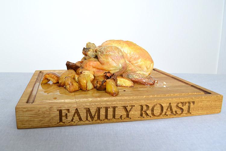 The Perfect Turkey Board - Personalised Oak Chopping Boards ...